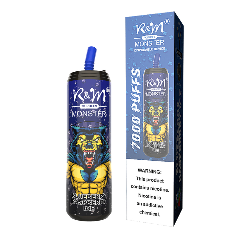 Popular Model Cola Shape 2% 5% Salt Nicotine Mesh Coil 7K Puffs R&M ...