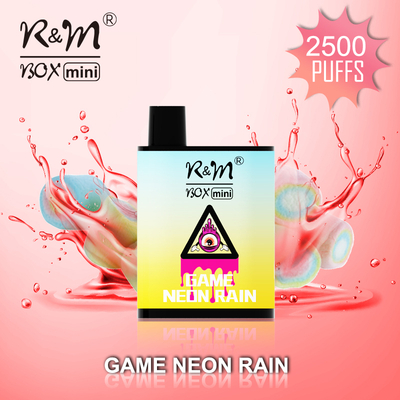 R&M BOX MINI Neon Rain|3% Nicotine|Disposable Vape Distributor ...