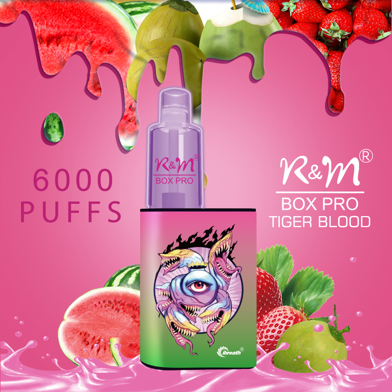 R&M BOX PRO China Original RGB Light Disposabe Vape|Wholesale Vape Pen ...