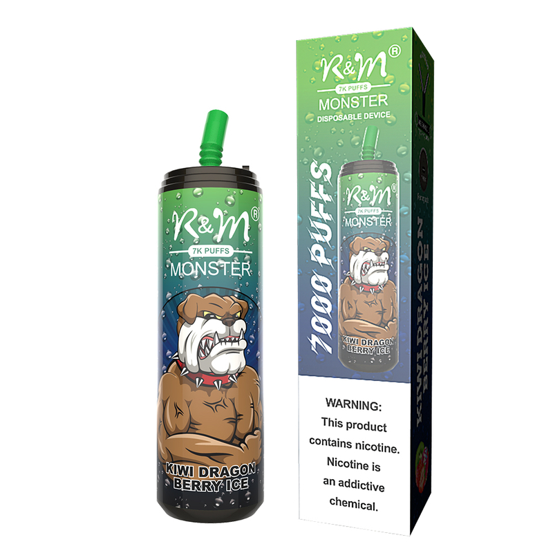 Popular Model Cola Shape 2% 5% Salt Nicotine Mesh Coil 7K Puffs R&M ...